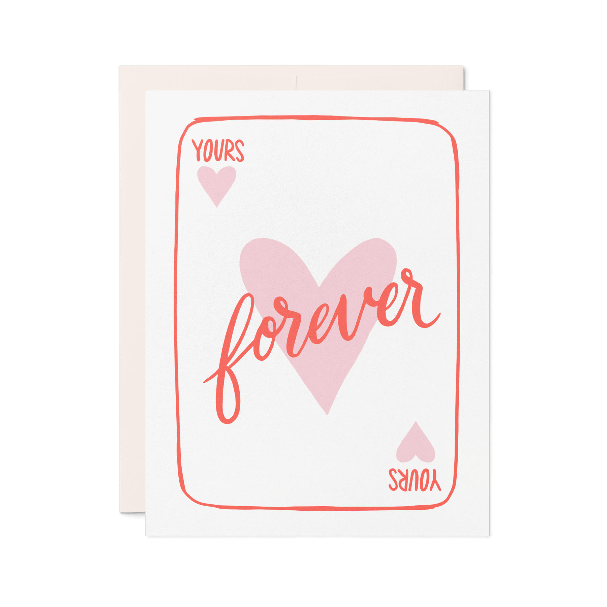 Yours Forever | Valentine’s or Anniversary Card | FFP – Friendly Fire Paper